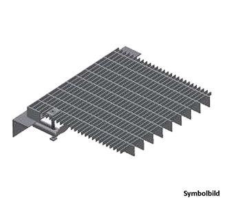 Halteklammer komplett für MW 33/11 mm-168021